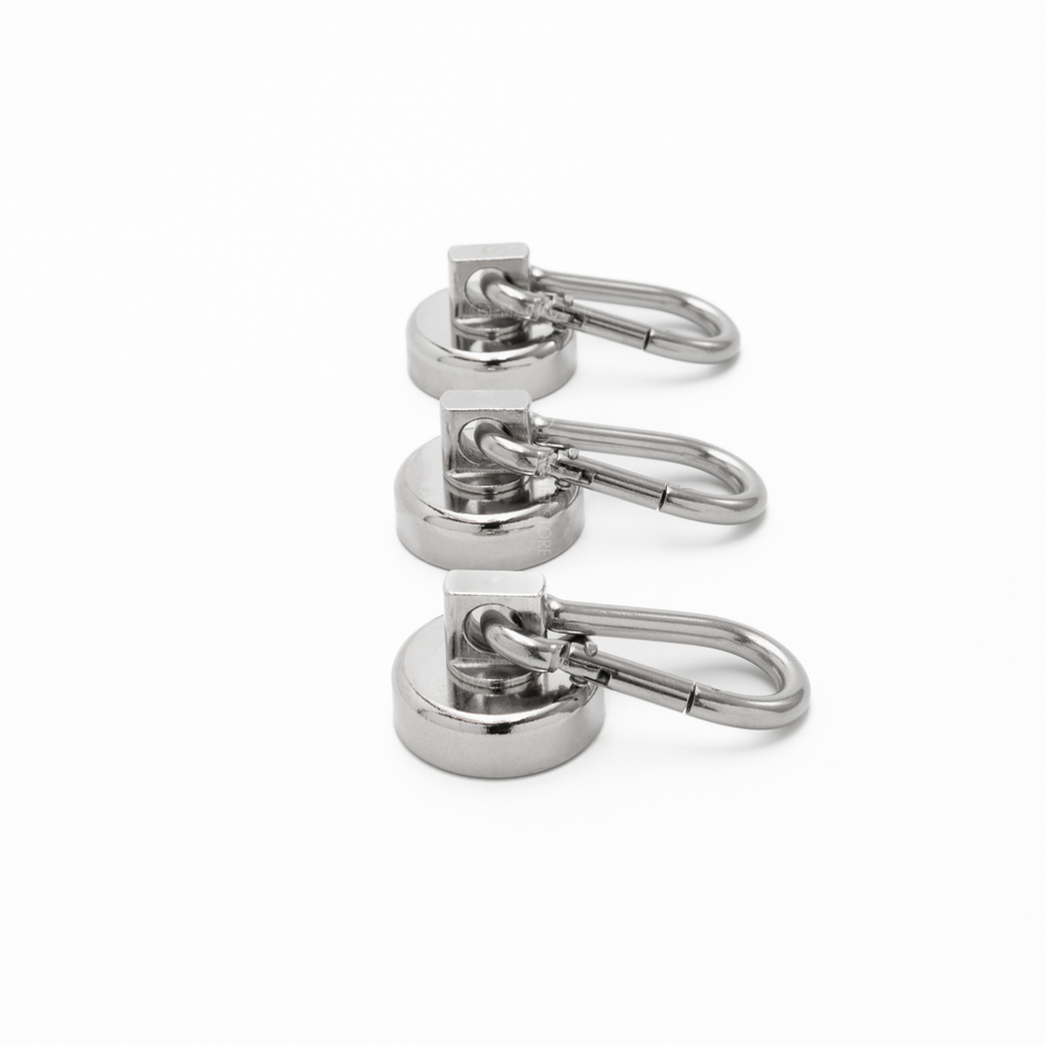 Neodymium Pot Magnet with Carabiner-Rotation – Magnet Store South Africa
